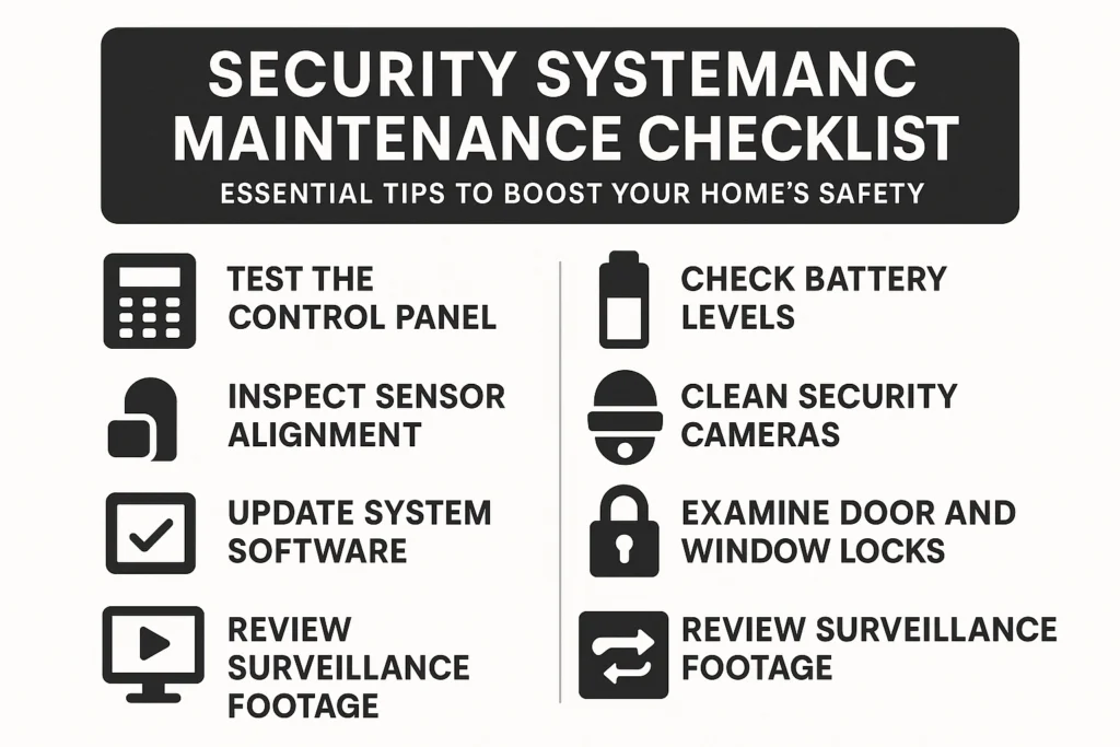 Security System Maintenance Checklist: Essential Tips to Boost Your ...