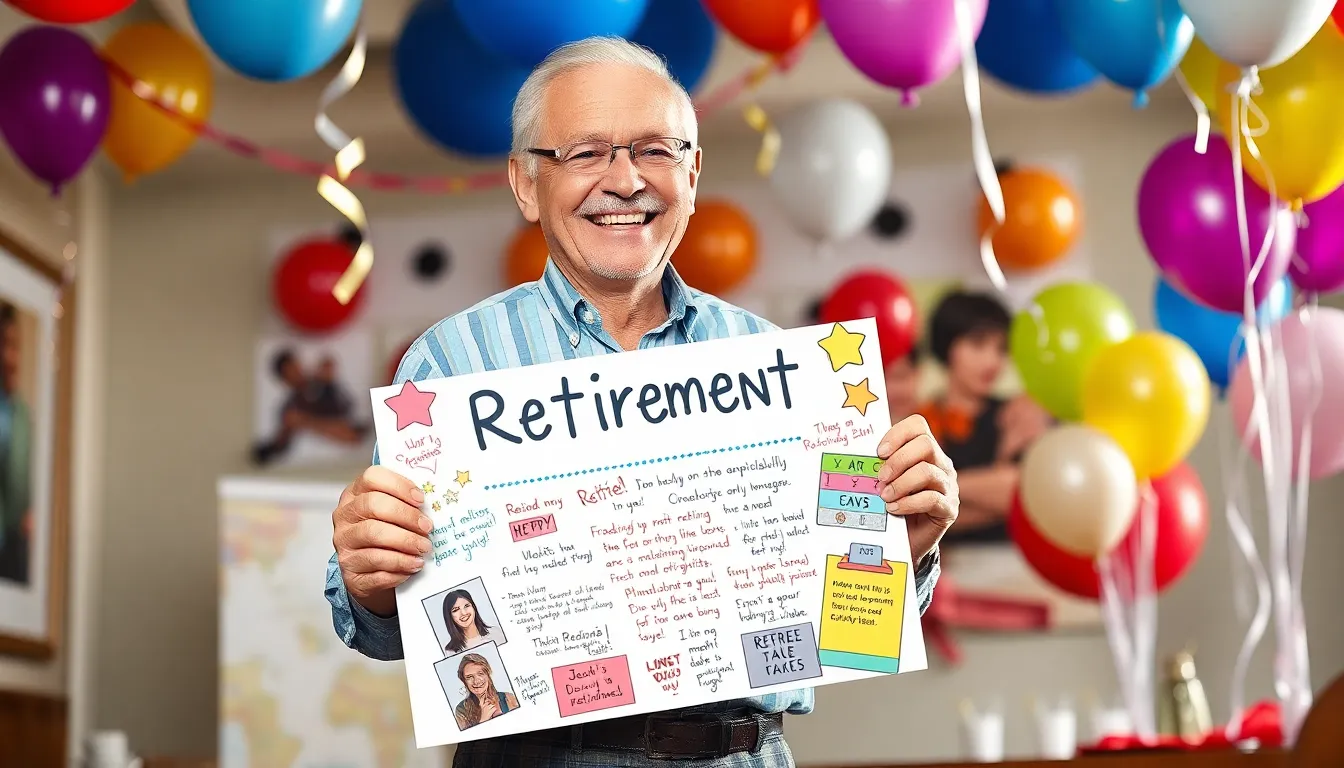 Retirement Poster Ideas: Celebrate New Beginnings with Personalized ...